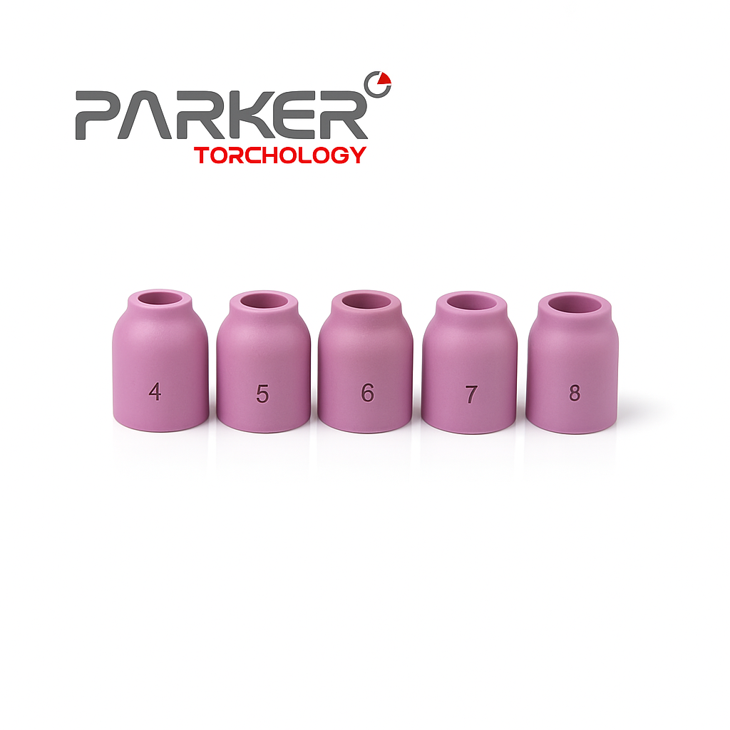 Parker Stubby Tig Ceramic Gas Lens Cup – SA Welding Supplies